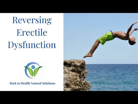 How To Reverse Erectile Dysfunction Naturally YouTube