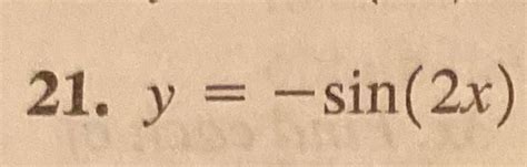 Solved Sketch At Least One Cycle Of The Graph Of Each