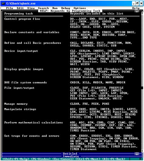 Qbasic Possibilities