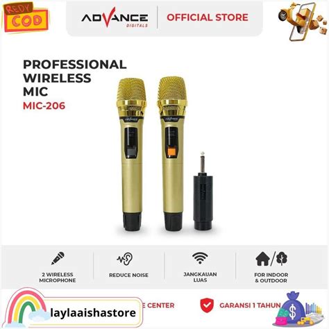 Jual Professional Advance Double Digital Wireless Mic Microphone