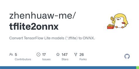 GitHub Zhenhuaw Me Tflite Onnx Convert TensorFlow Lite Models Tflite To ONNX