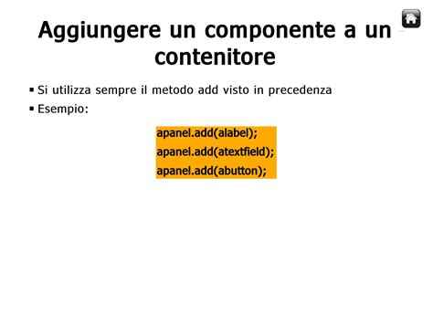 Java Swing Creare Gui Ppt