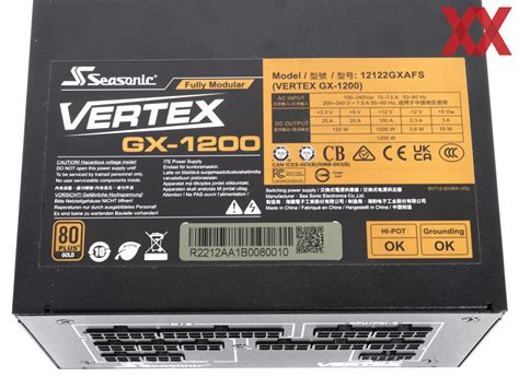 Тест и обзор: Seasonic Vertex GX-1200 – новый блок питания ATX 3.0 ...