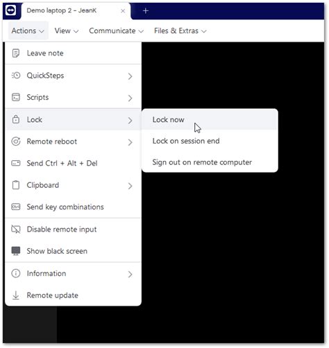 Remote Wipe Lock Windows Devices TeamViewer Support