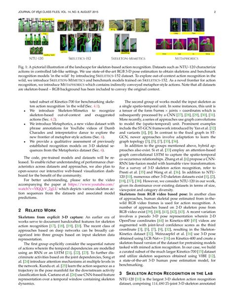 Quo Vadis Skeleton Action Recognition Deepai