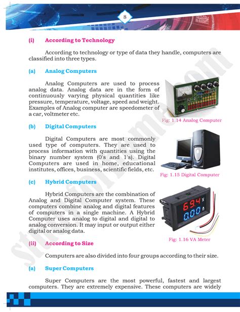 Fundamentals Of Computer Unit 1 Computer 9th Text Book