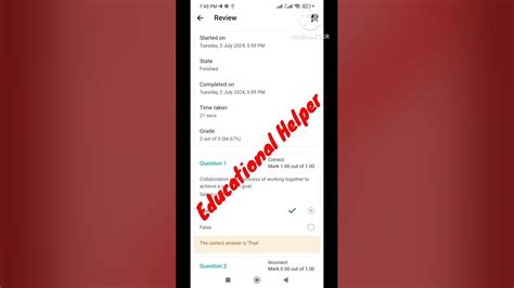 EaSTE Module 5 Unit 1 Quiz Solution - YouTube