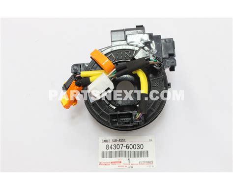 Toyota 84307 60030 Cable Sub Assy Spiral Wsensor