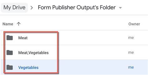 Subfolders Based On Answers In Checkbox Questions Documentation