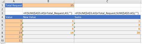 Vba Add Value To Another Cell Until Total Value Reached Stack Overflow
