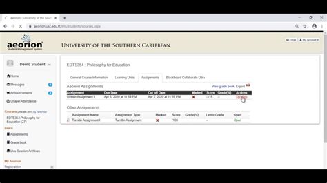 Uploading Assignments Youtube