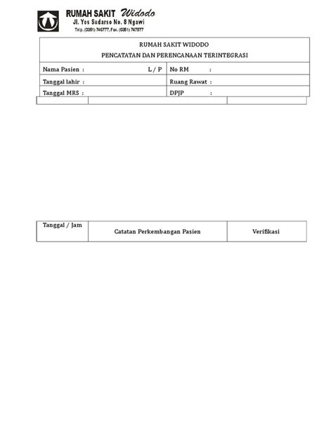 Contoh Formulir Cppt Pdf