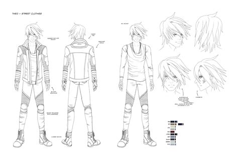 Artstation University Y3 Character Sheets