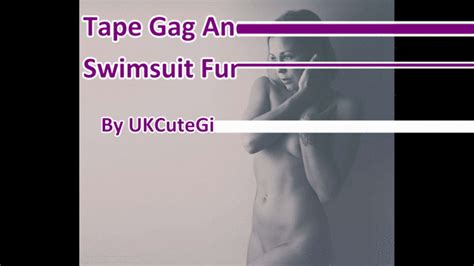swimming costume and tape gag kinky splash clips4sale