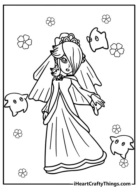 Rosalina Mario Coloring Pages 2025