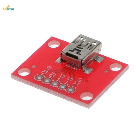 Mini B Type Mini Usb Female Breakout Signals Board 5p Darazpk