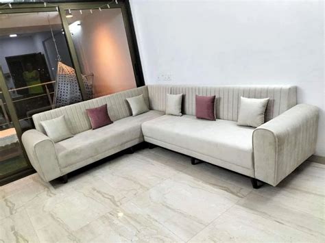 6 Seater Wooden L Shap Sofa At Rs 44800 Set In Surat Id 2850082963362