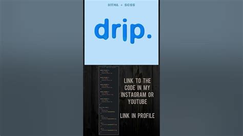 Drip Effect Css Youtube