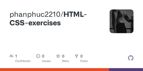 GitHub Phanphuc HTML CSS Exercises