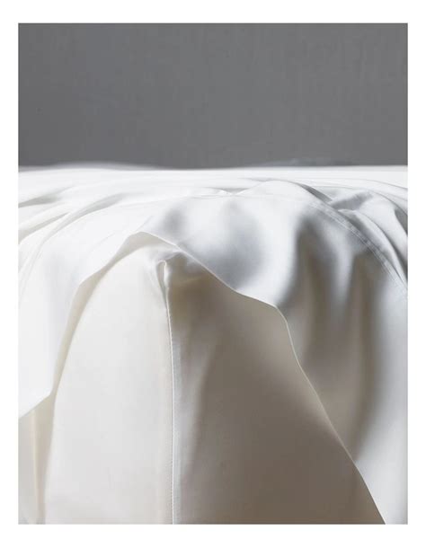 Australian House And Garden Tencel Lyocell Fibre 50cm Sheet Set In White