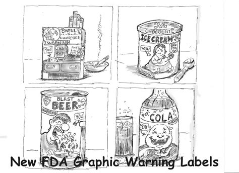 The New Fda Warning Labels Toonsville