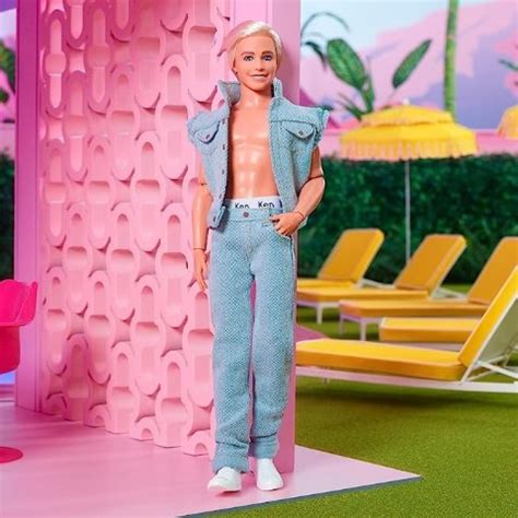 The Movie Collectible Ken Doll Wearing All Denim Matching Set With