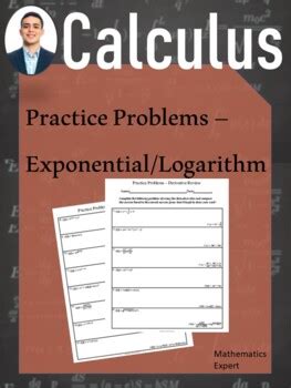 Derivatives Overview Practice Problems Logarithmic Exponential Rules