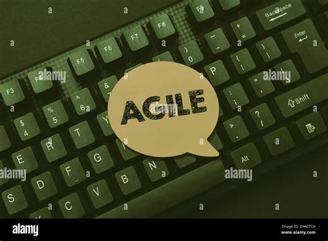 Writing Displaying Text Agile Internet Concept Particular Approach To Project Management That