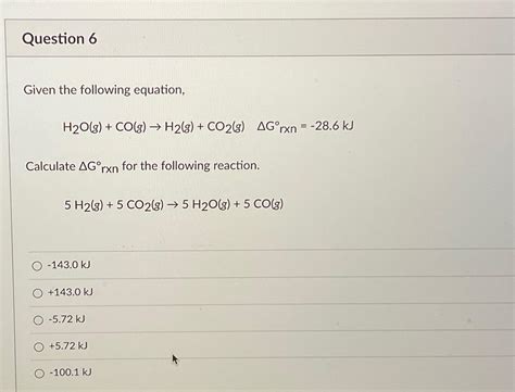 solved question 6given the following