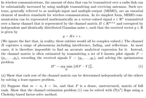 University Optimization Solving Least Squares With Frobenius Norm