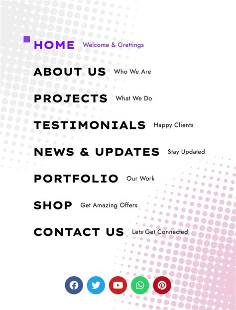 Hover Menu Style 1 Super Floating And Side Menu