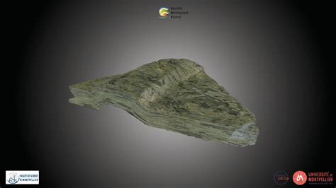 Roche Schiste à Chlorite Download Free 3d Model By Société Géologique De France Sgfrance