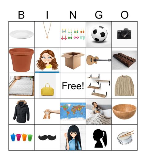 Vocab Bingo Card