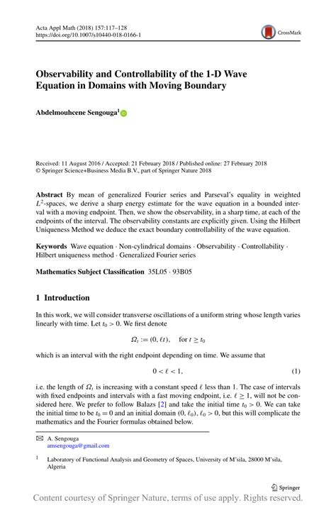 Observability And Controllability Of The 1 D Wave Equation In Domains With Moving Boundary