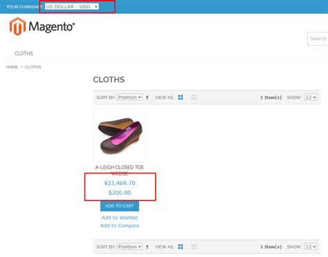 Php Multi Currency In Magento Stack Overflow