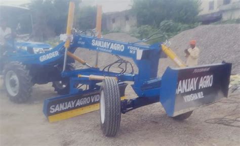 Mild Steel 700 Kg Tractor Fitted Grader 15 Feet Sonalika Gr 60 At
