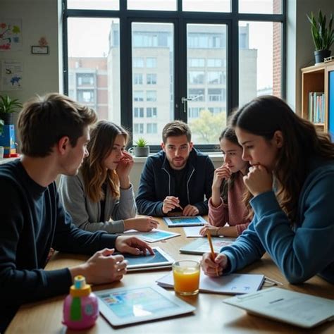 Free Collaborative Learning Moment Image Download At Stockcake