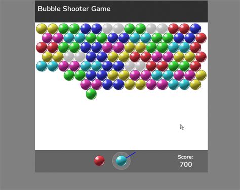 Simple Bubble Shooter Game Using Javascript With Free Source Code