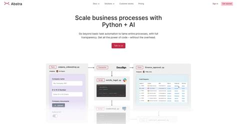 Abstra Python Based BPM For Scalable Business Processes Abstra Python Based BPM For Scalable Business Processes