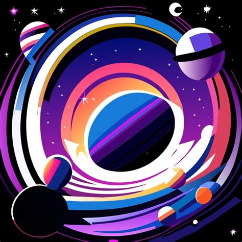 Premium Vector Galaxy Theme