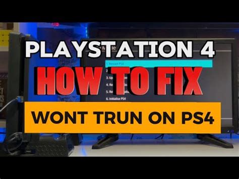 PS4 Won’t Trun On Doesn’t Work How To Fix PlayStation 4 - YouTube