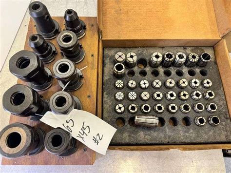 Collet Holders End Mill Holders And Collets Iron Horse Auction Company