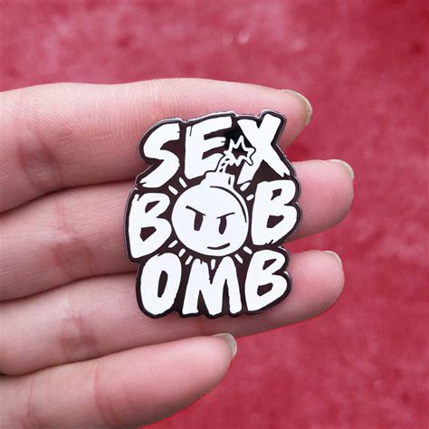 Sex Bob Omb Hard Enamel Band Pin Etsy