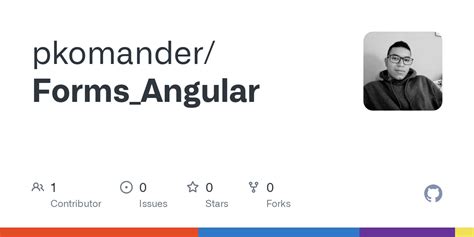 Github Pkomanderformsangular