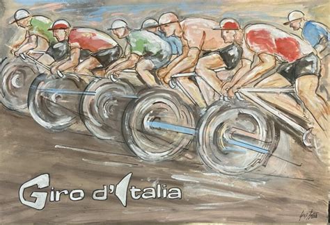 Giuseppe Bacci For Giro Ditalia Fineart Bike
