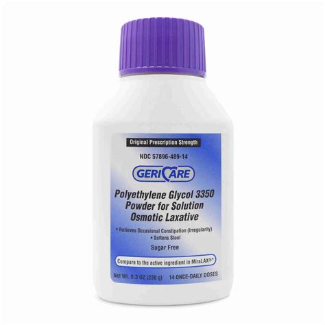 Geri Care® Polyethylene Glycol 3350 Laxative Jeritek Llc