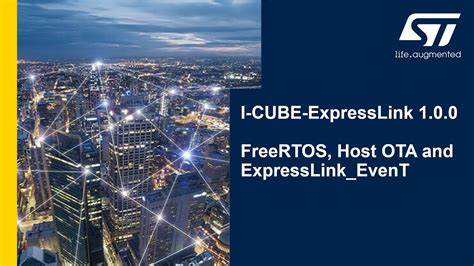 Stm32 Expresslink Tutorial Part 2 Build Freertos Project Issue Hota