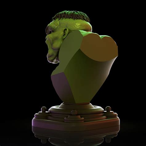 Hulk Bust Hulk Bust 3d Model By 3dprintingdesigner