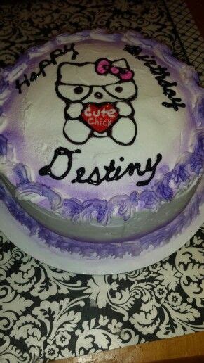 Hello Kitty Yellow Birthday Cake