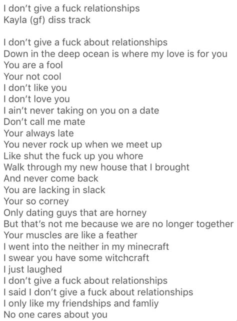 My Girlfriend Diss Track In 2025 Boredom Cure Good Comebacks Rap Lyrics